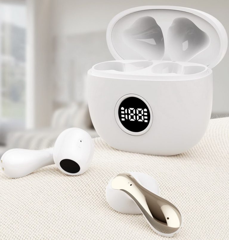 Embracing Elegance: White Wireless Earbuds